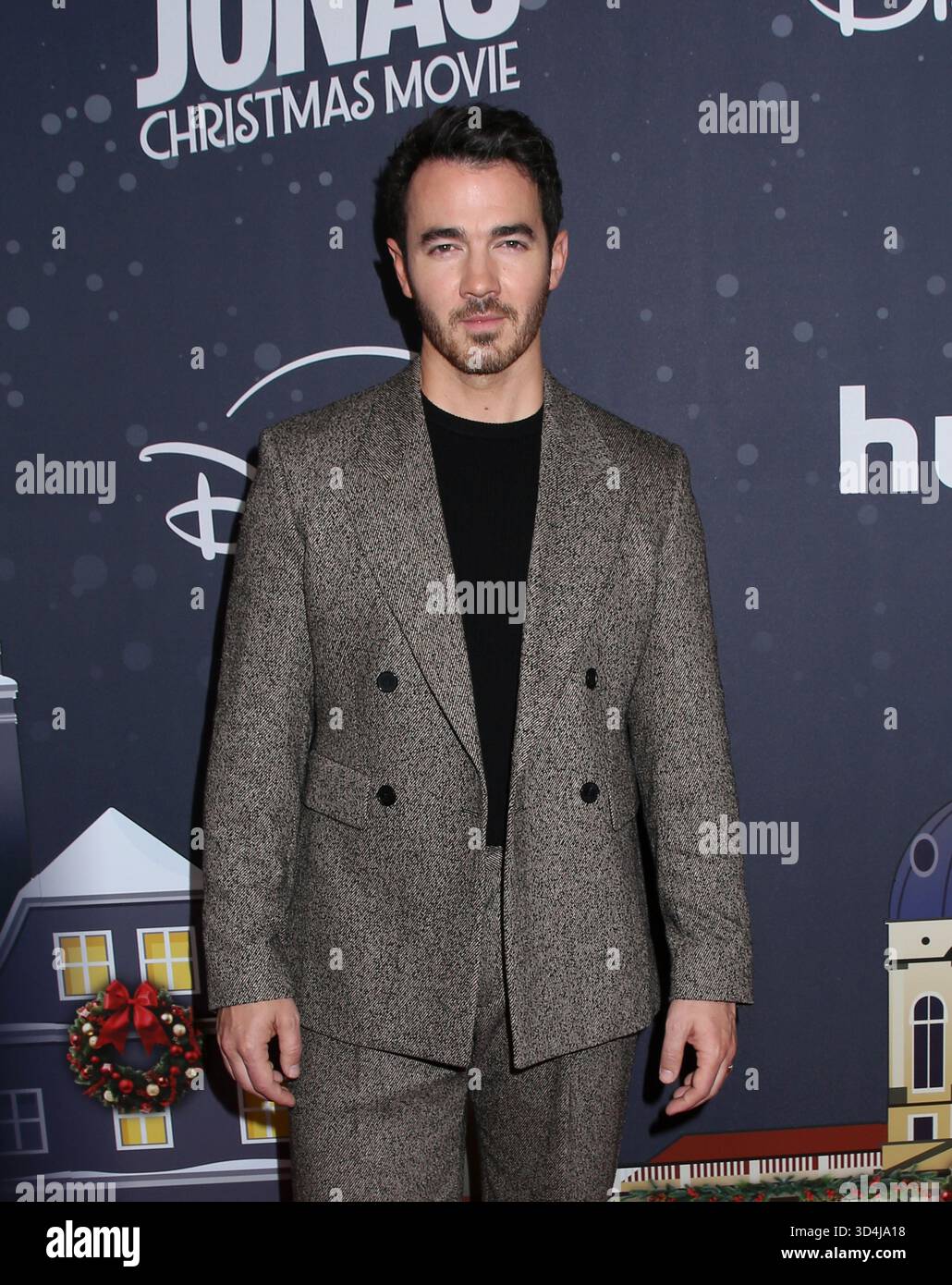 Kevin Jonas attending Disney+'s 'A Very Jonas Christmas Movie" New York ...