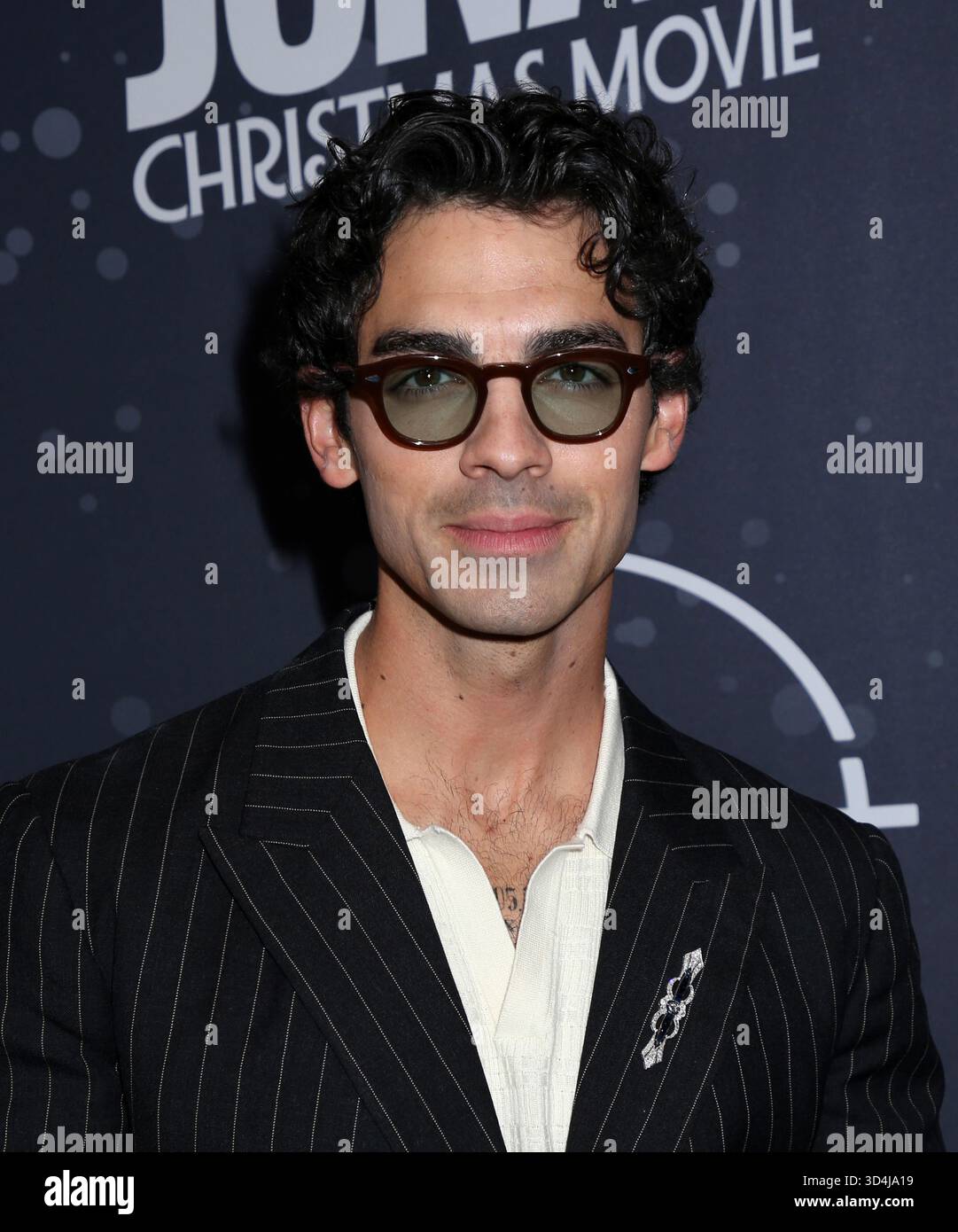 Joe Jonas attending Disney+'s 'A Very Jonas Christmas Movie" New York ...