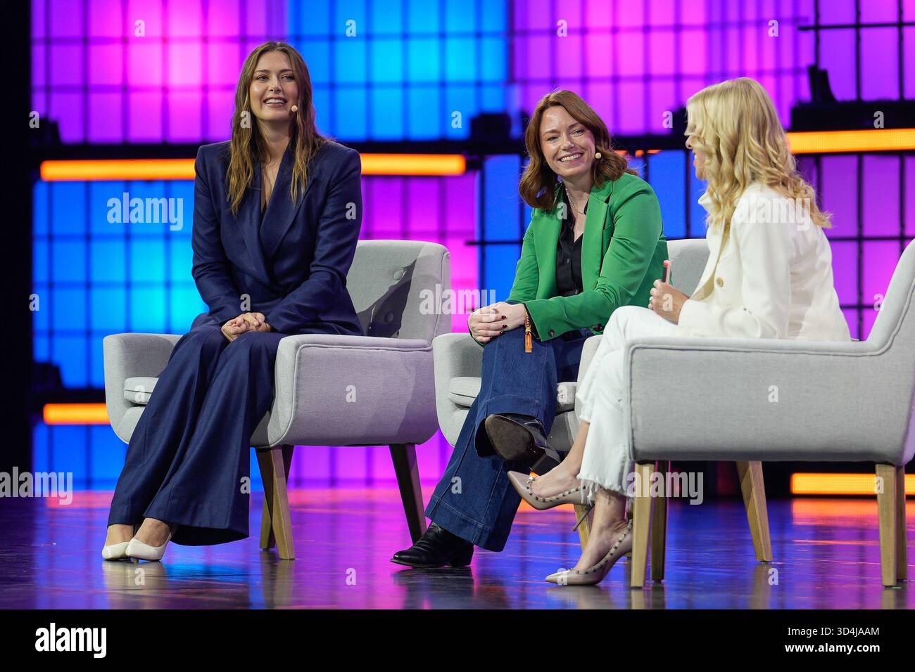 Maria Sharapova, Tennis Legend, (L), Sarah Meron, Chief Corporate ...