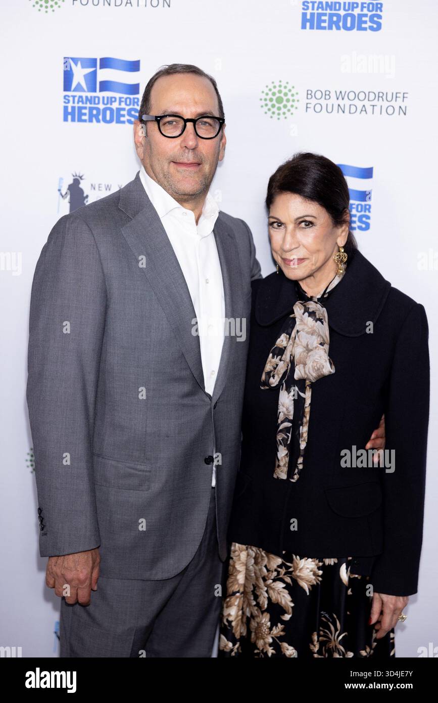 Andrew Fox, Caroline Hirsch at arrivals for Bob Woodruff Foundation ...