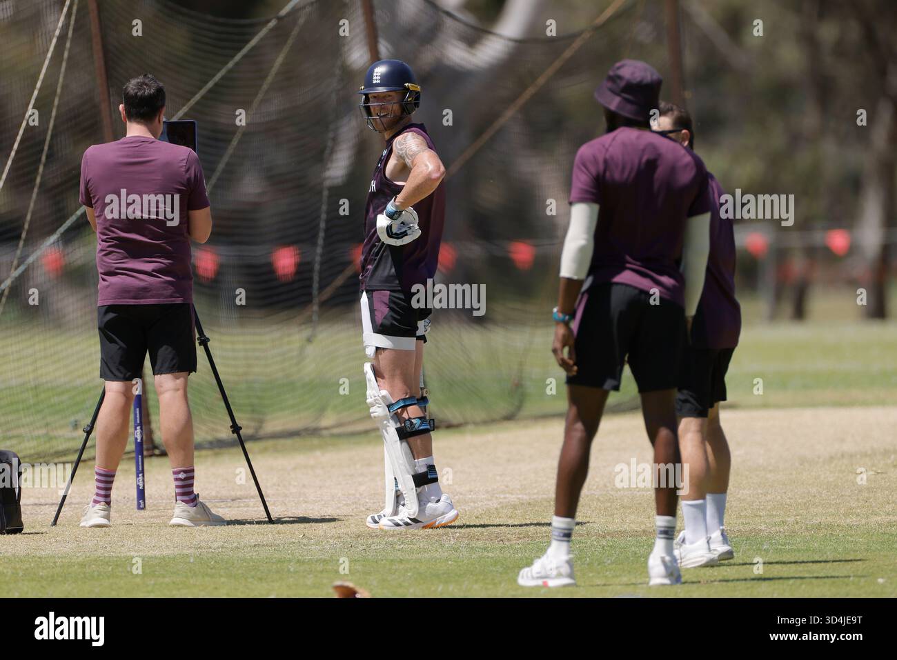 Ben Stokes of England during an England Men’s Ashes Tour training ...