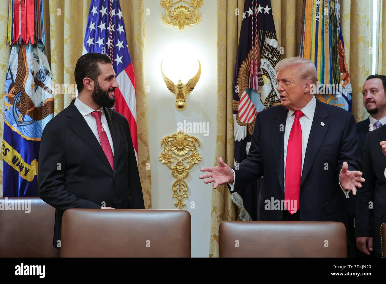Al sharaa donald trump hi-res stock photography and images - Alamy