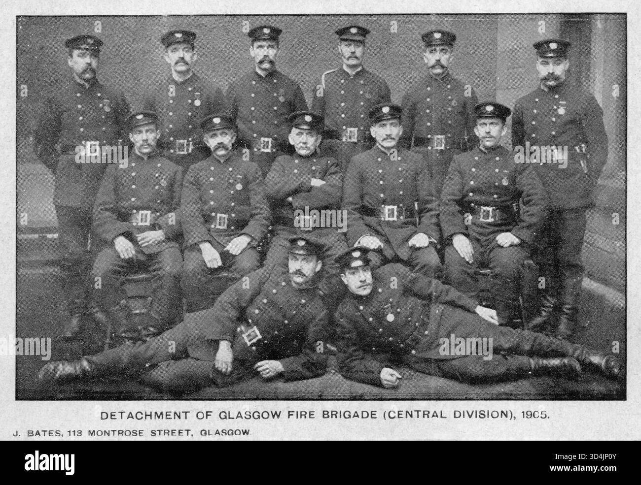 Detachment of Glasgow Fire Brigade, Central Division — formal group ...