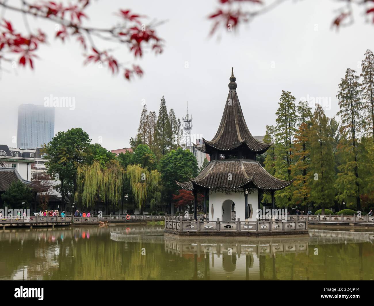 Early winter scenery at Qingyan Garden in Huai'an City, east China's ...