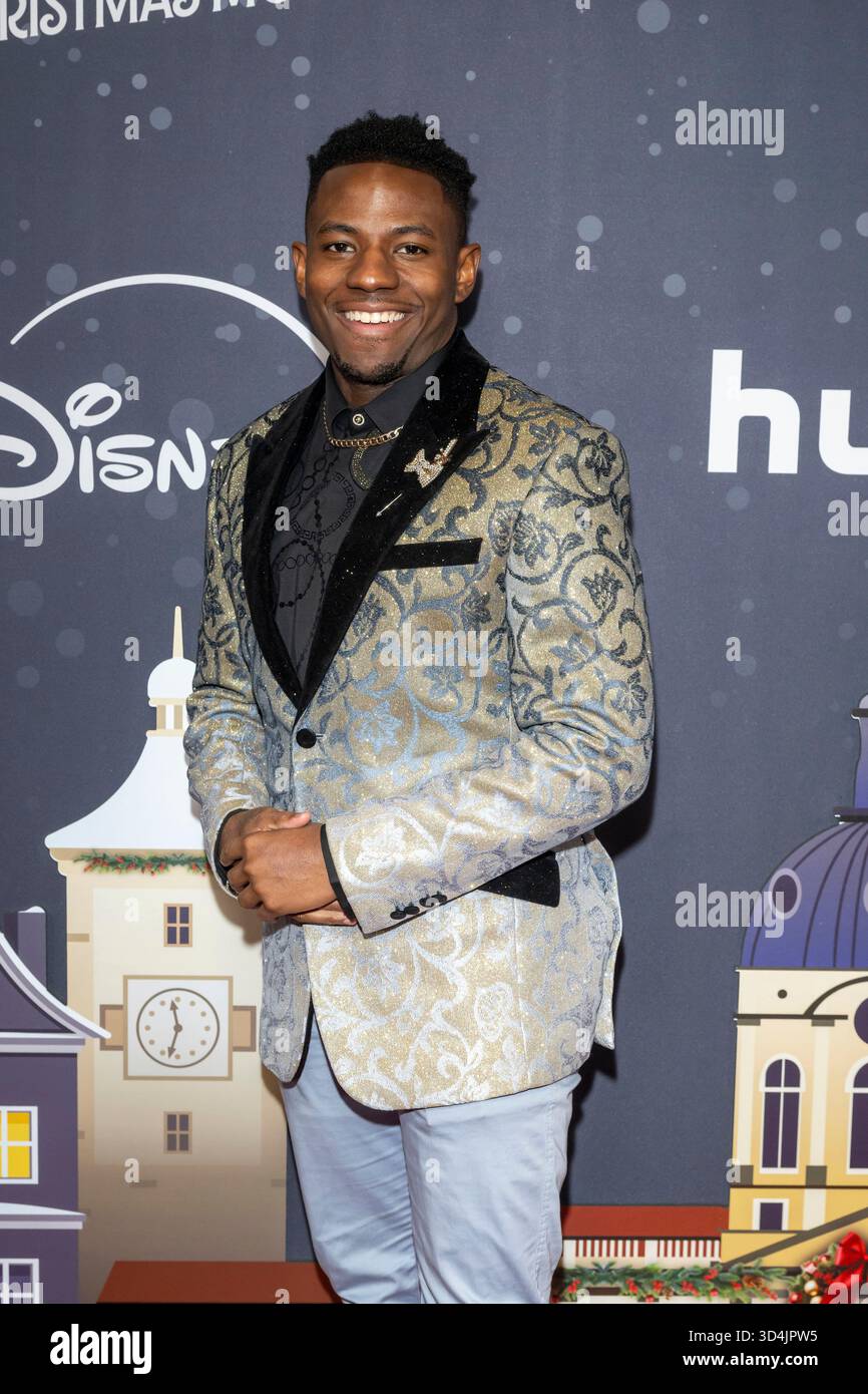 Brandon Gilpin attends Disney+'s "A Very Jonas Christmas Movie" New ...