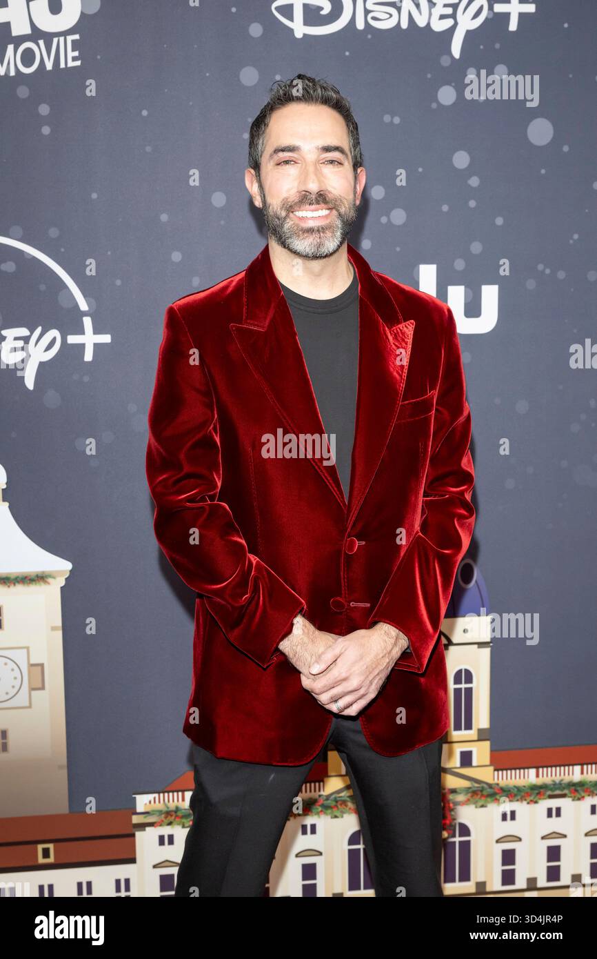 Adam Fishbach attends Disney+'s "A Very Jonas Christmas Movie" New York ...