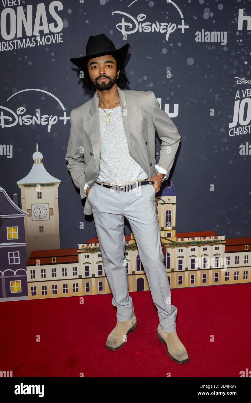 Odiseas Georgiadis attends Disney+'s "A Very Jonas Christmas Movie" New ...