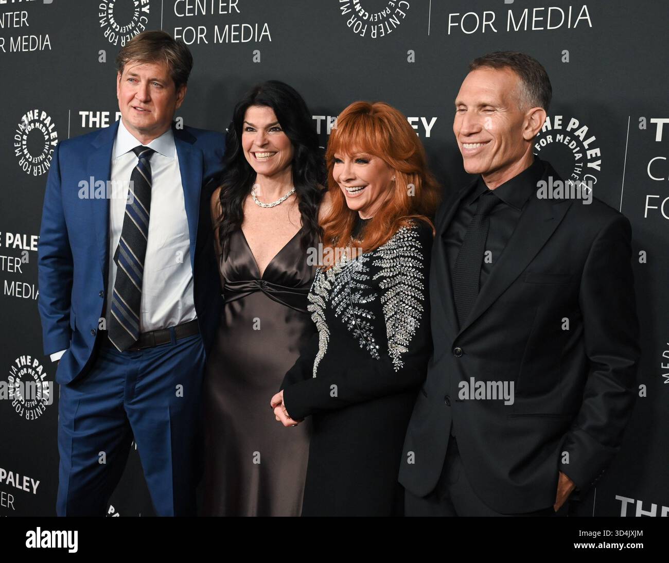 Bill Lawrence, Maureen J Reidy, Reba McEntire, Ynon Kreiz at arrivals ...