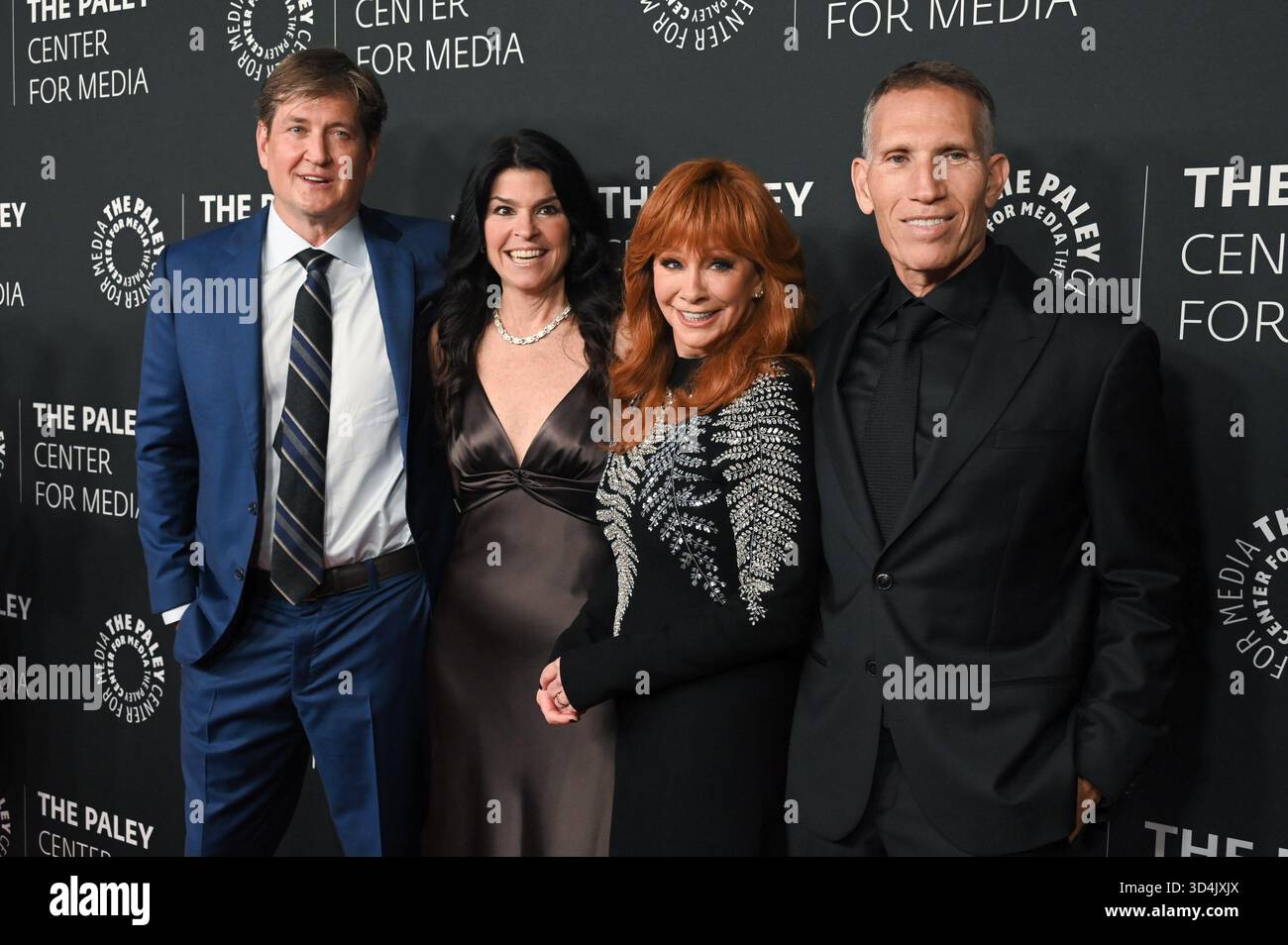 Bill Lawrence, Maureen J Reidy, Reba McEntire, Ynon Kreiz at arrivals ...