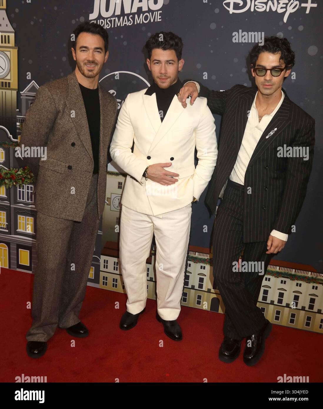 November 10, 2025, New York, New York, USA: KEVIN JONAS, NICK JONAS and ...