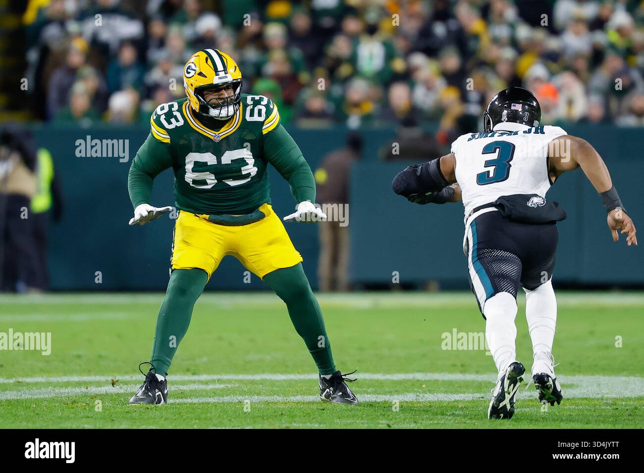 November 10, 2025: Green Bay Packers offensive tackle Rasheed Walker ...