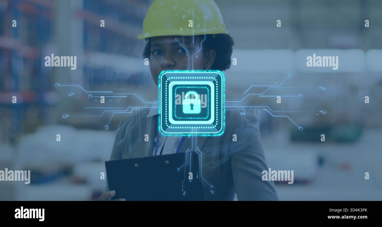 Warehouse supervisor wearing yellow hi-res stock photography and images ...