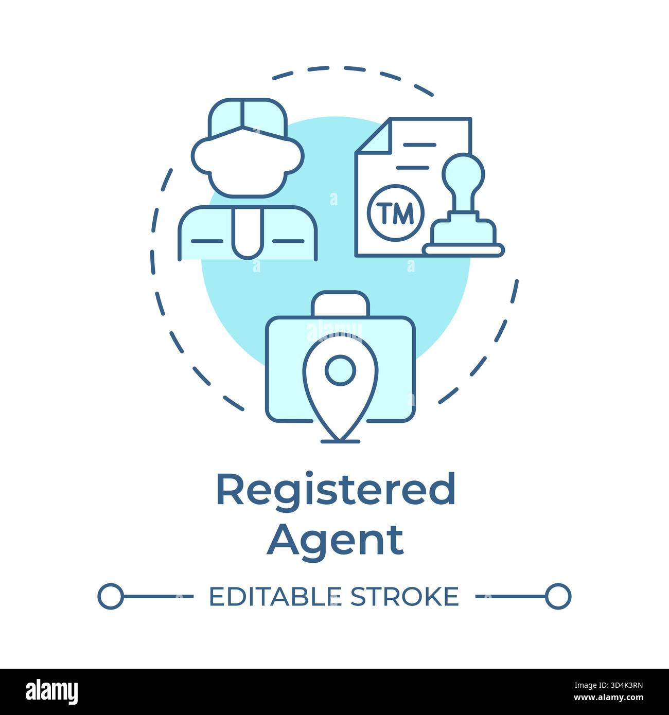 Registered agent Stock Vector Images - Alamy