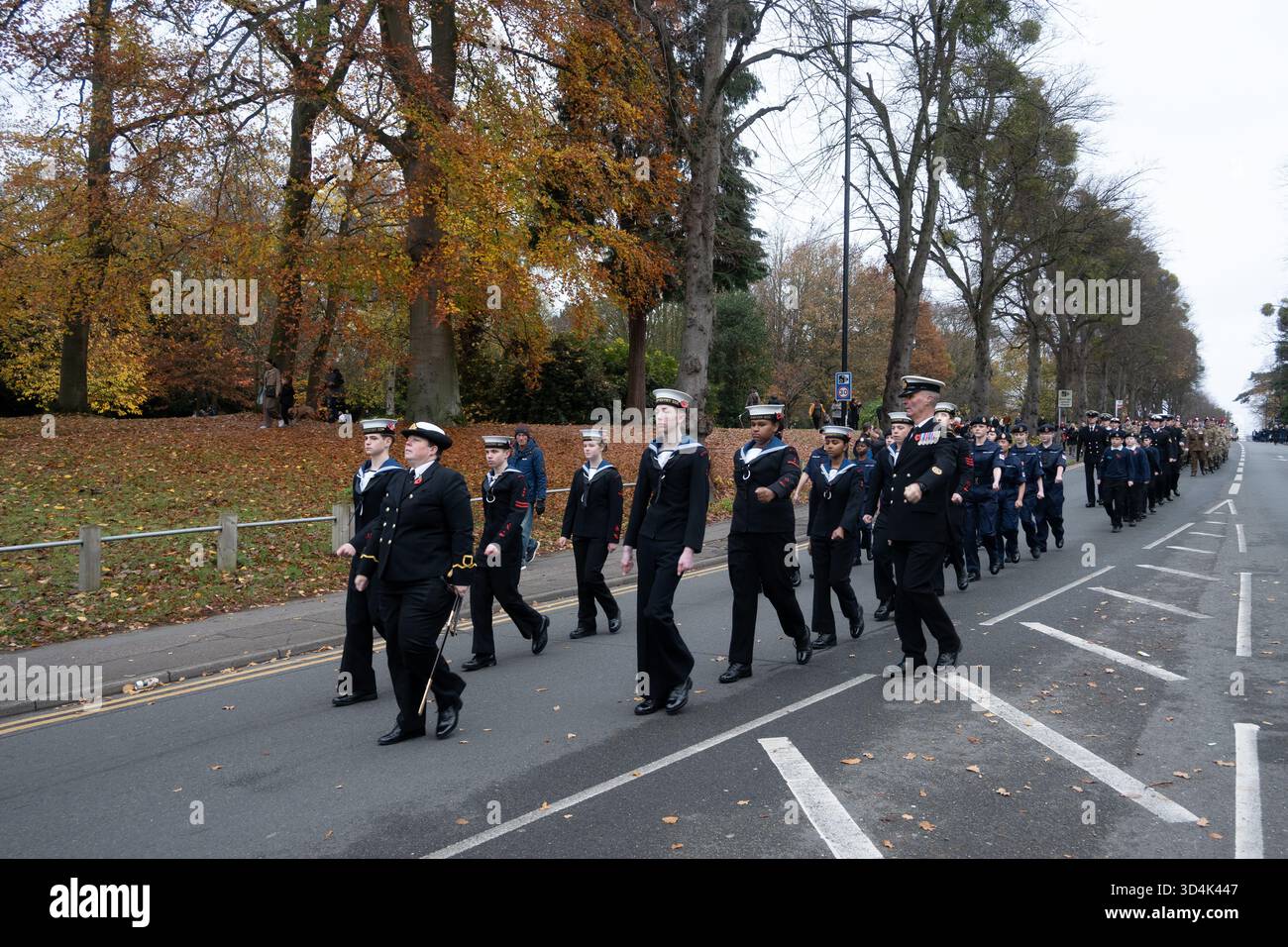 Marching cadets remembrance day hi-res stock photography and images - Alamy