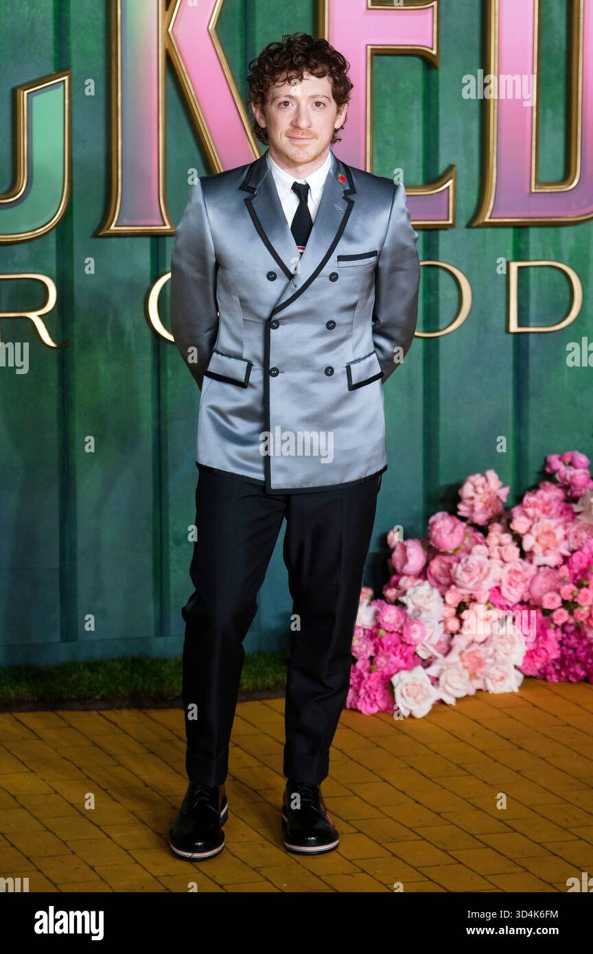 Ethan Slater bei der Europapremiere des Kinofilms 'Wicked: For Good ...