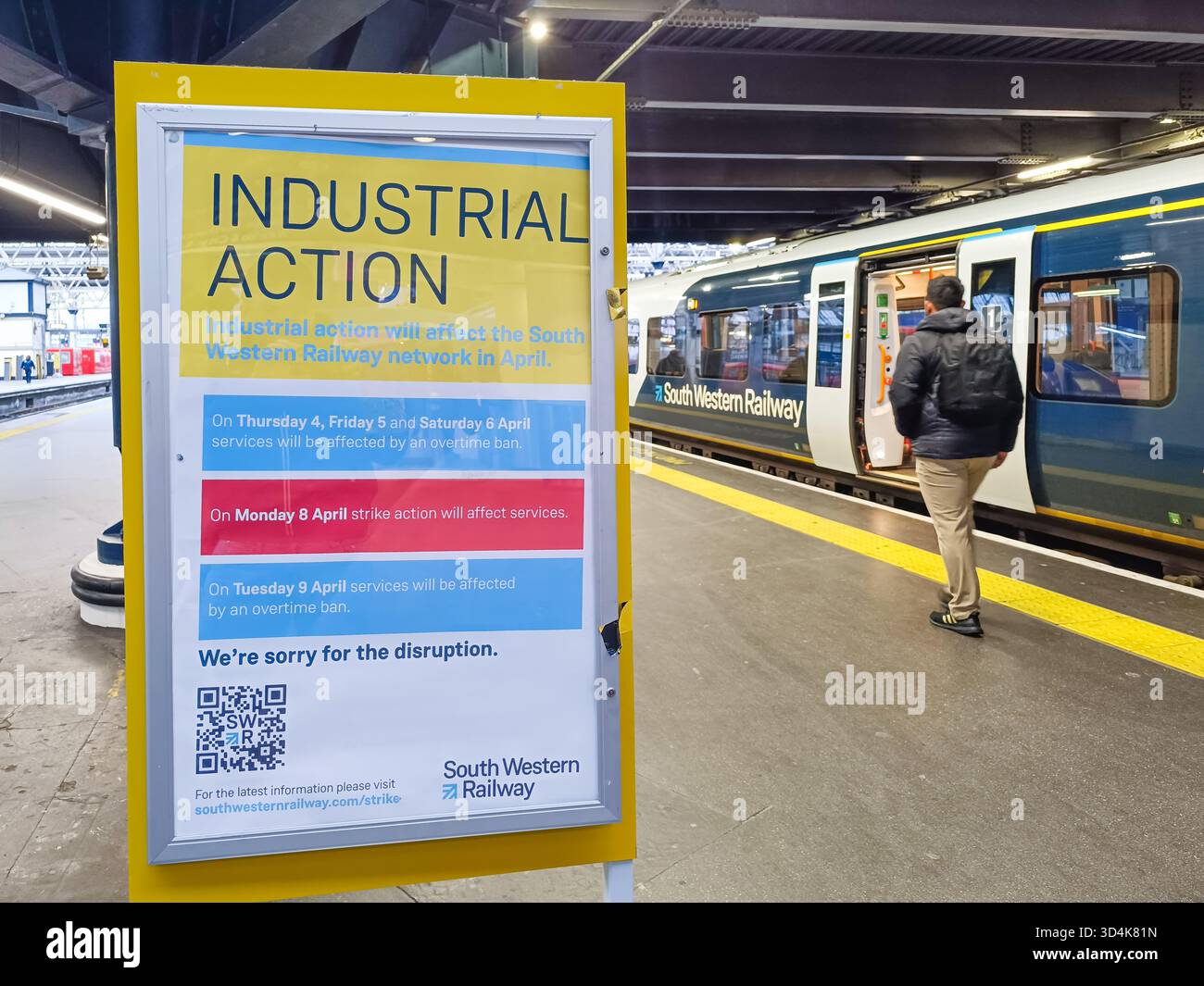 Strike action notice hi-res stock photography and images - Alamy