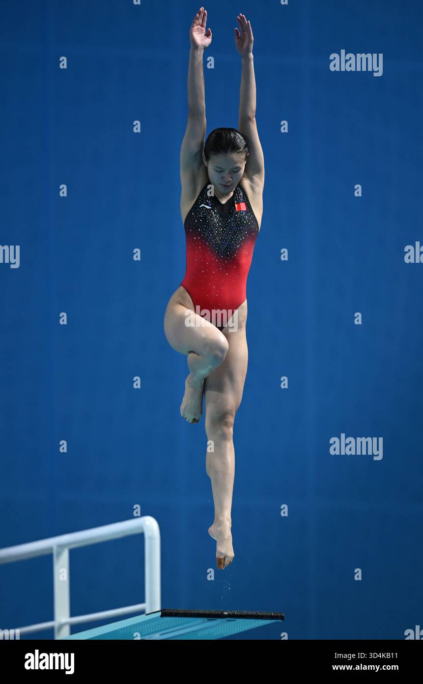 (251111) -- GUANGZHOU, Nov. 11, 2025 (Xinhua) -- Lin Shan of Guangdong ...