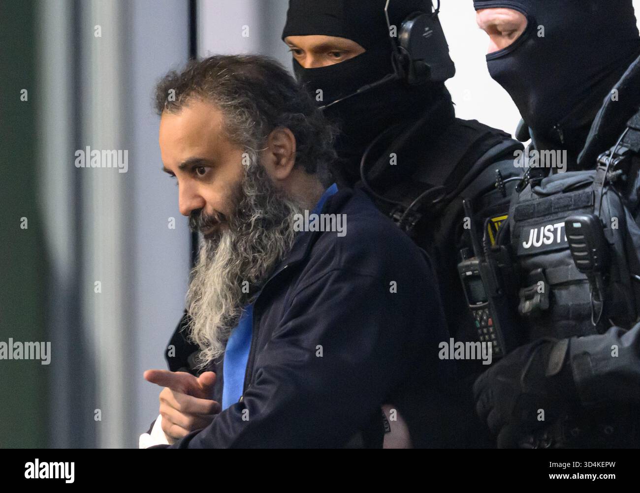dpatop - 11 November 2025, Saxony-Anhalt, Magdeburg: The defendant ...