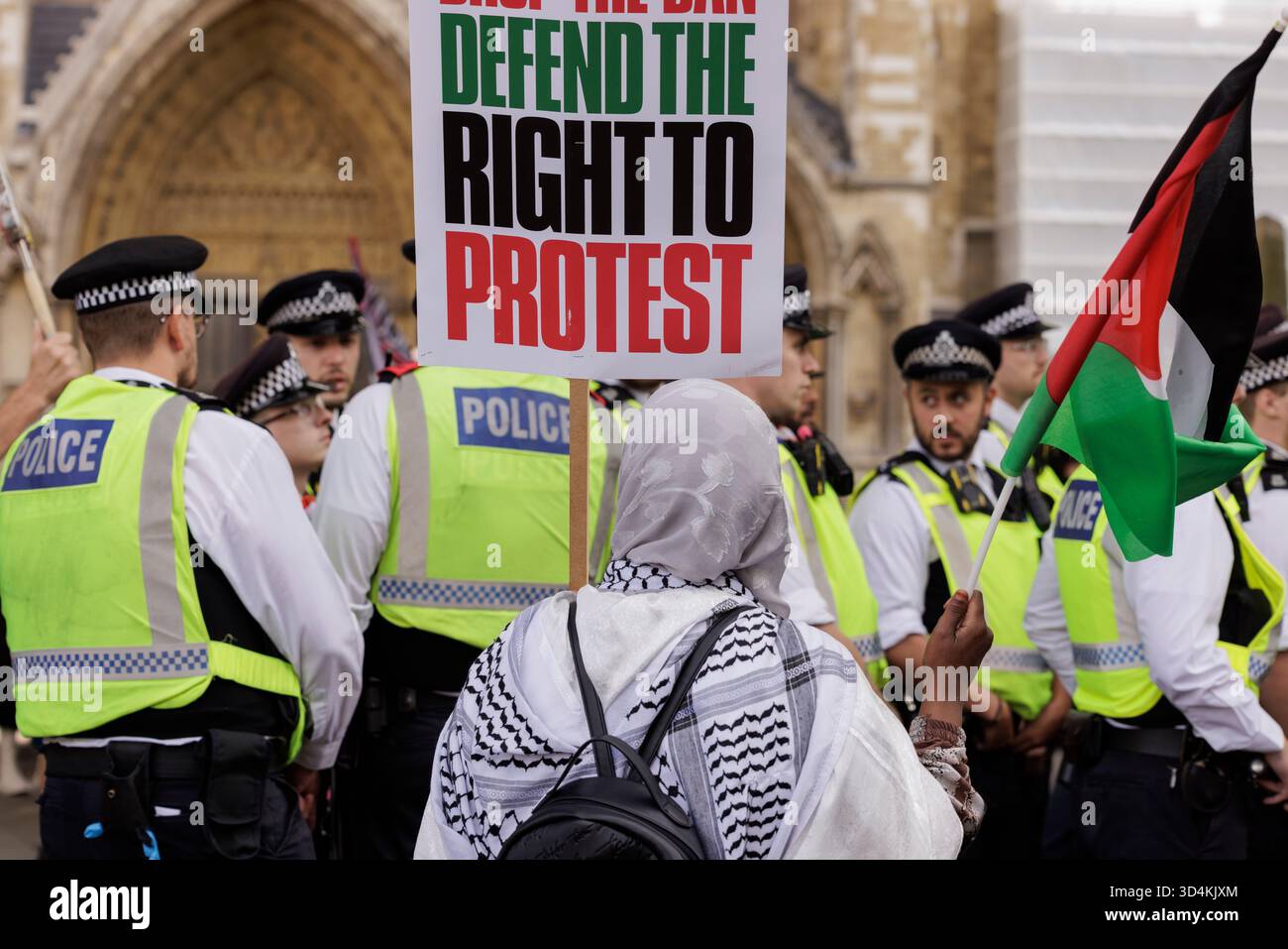 2025-9-6 Parliament Square, London ‘Lift the Ban’ protest organised by ...