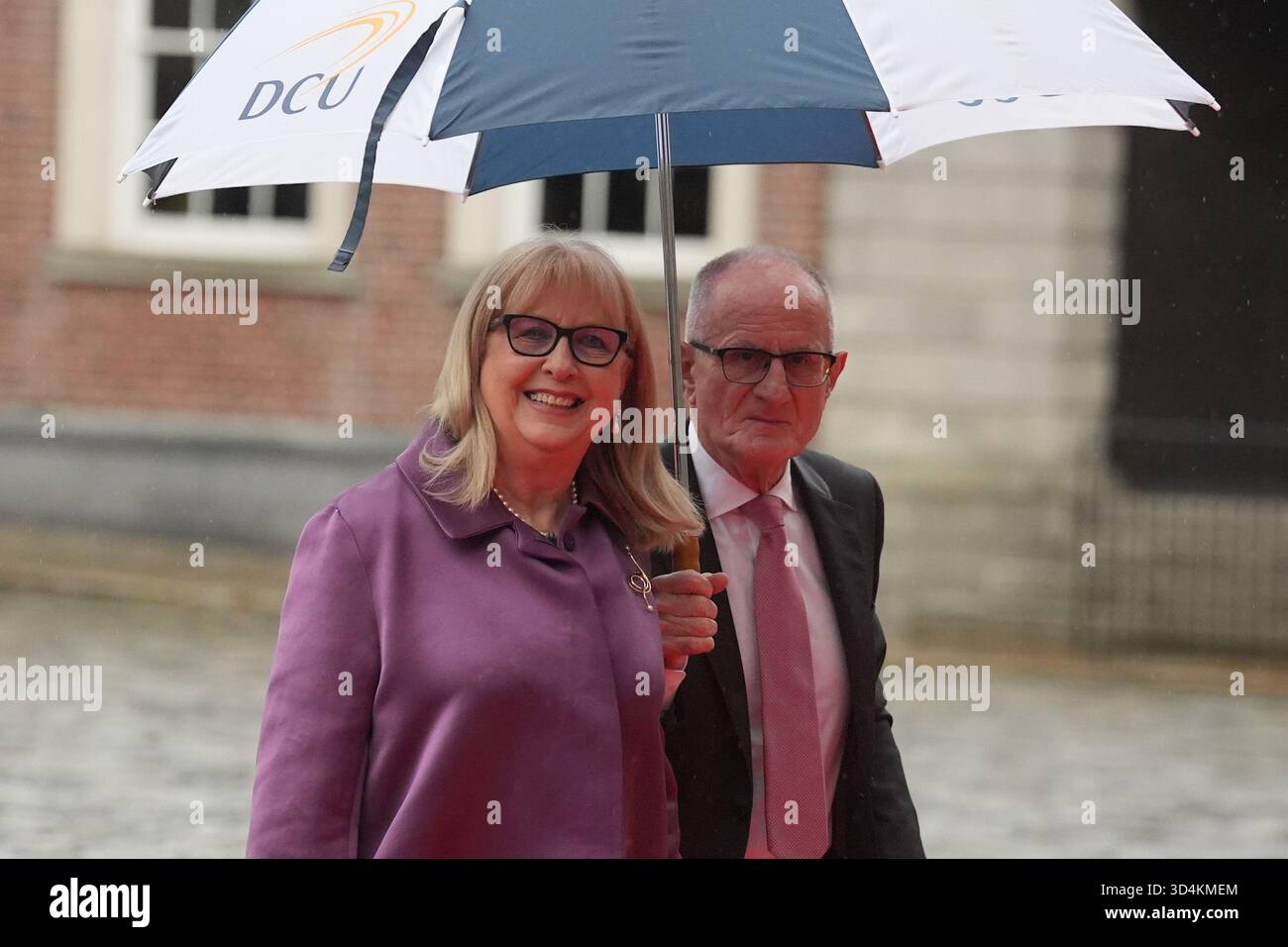 Former president Mary McAleese and her husband Martin McAleese arriving ...