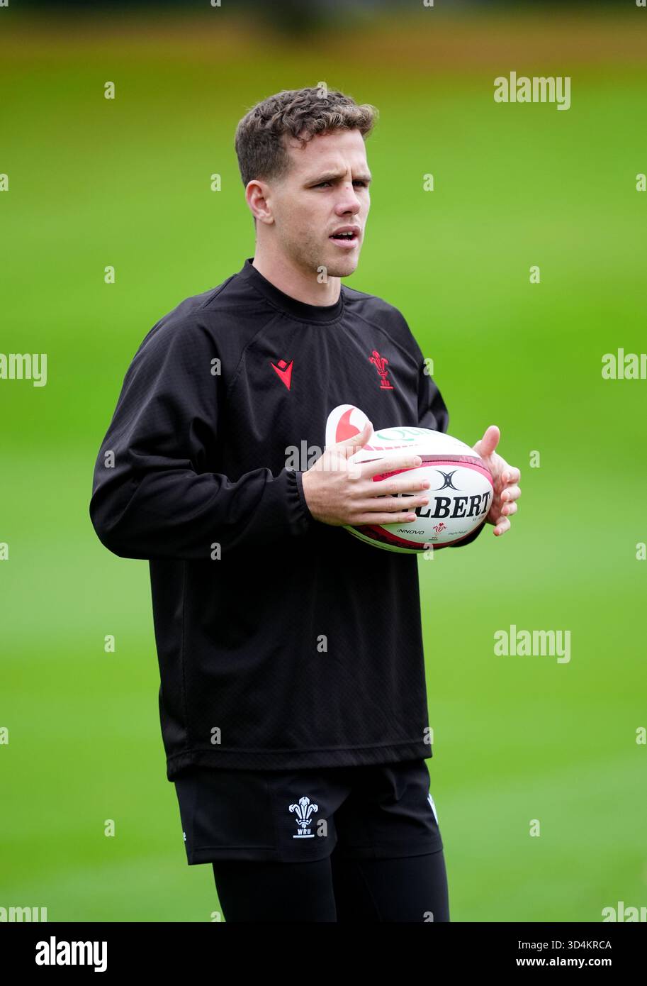 Wales' Kieran Hardy during a training session at the Vale Resort ...