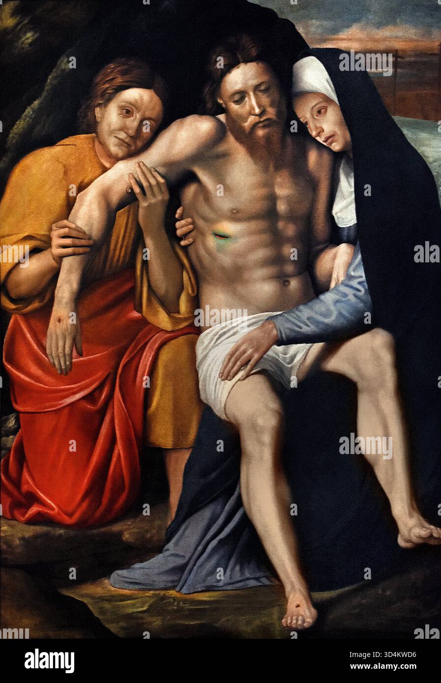 Deposition of the Tears by Giovanni Francesco Caroto (1480 – 1555 or ...