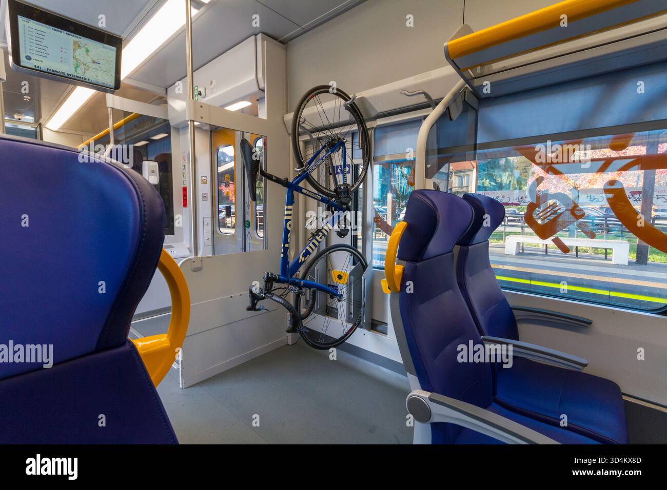 Bike compartment train hi-res stock photography and images - Alamy