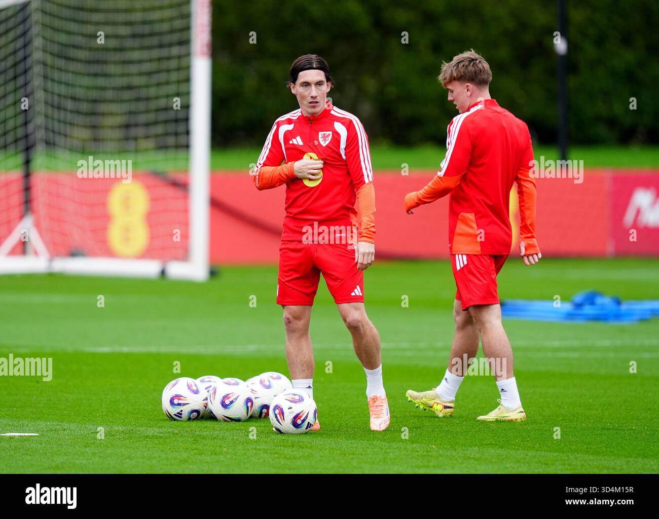 Wales' Harry Wilson during a training session at the Vale Resort ...