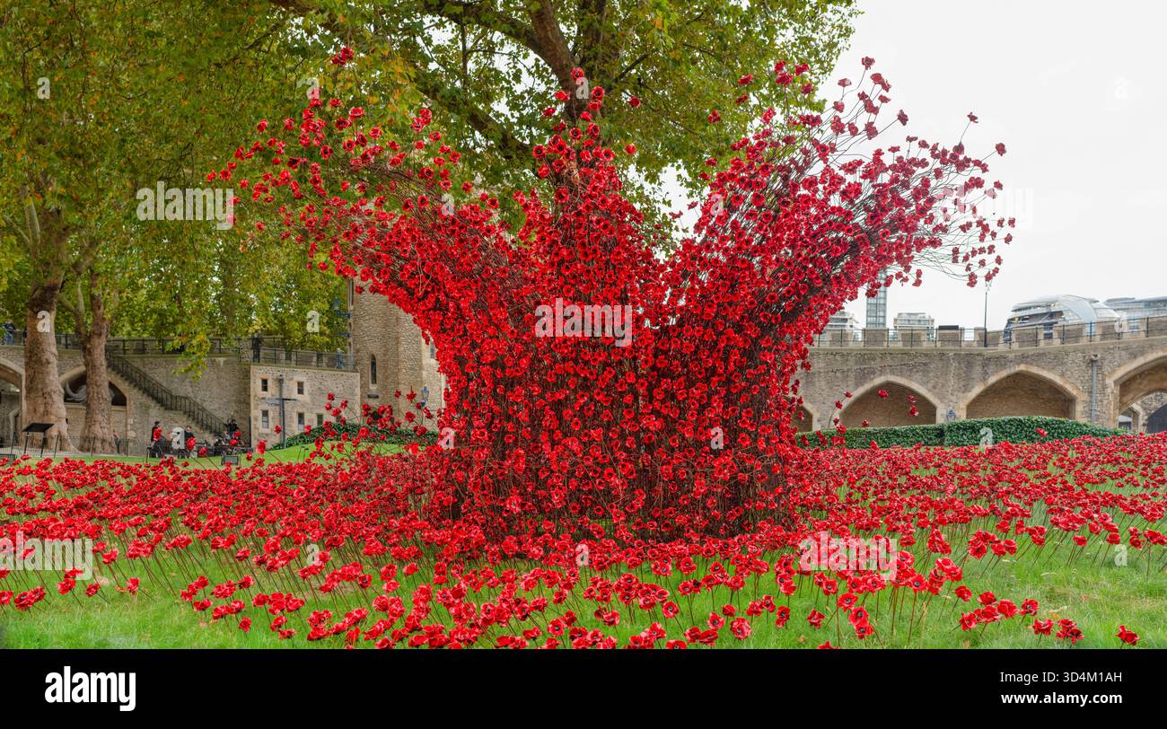 Tower of London, London, UK - October 16 2025: The Tower Remembers ...