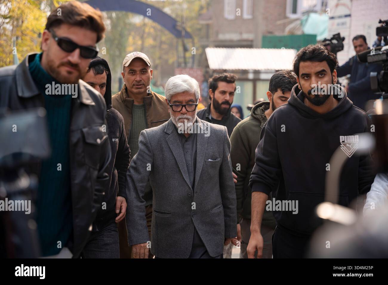 Budgam, India. 11th Nov, 2025. National Conference candidate Aga Syed ...