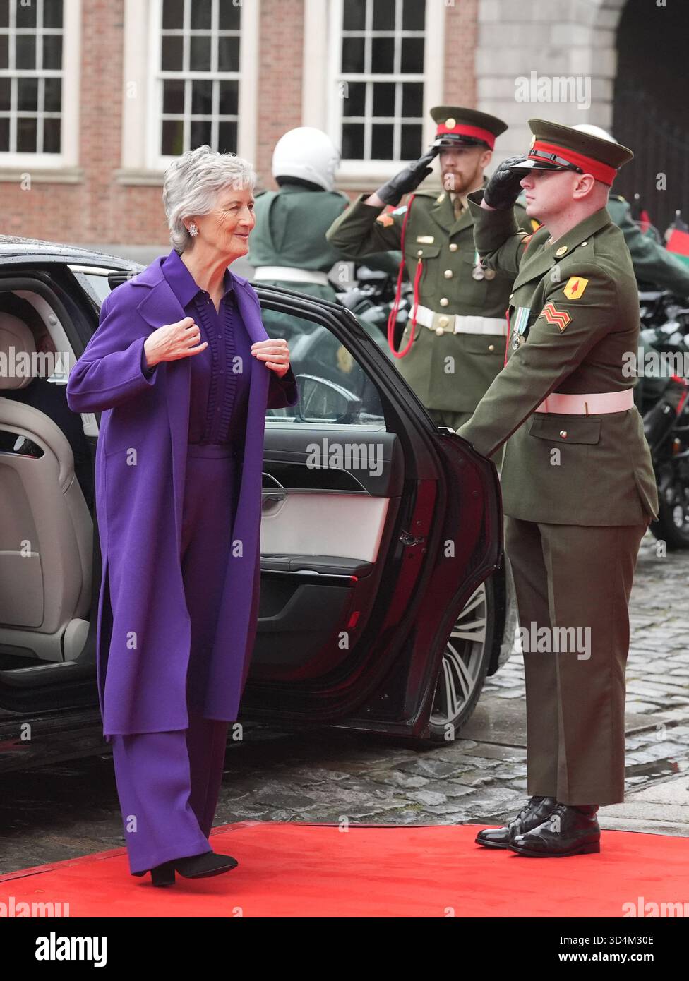 Catherine Connolly arrives at Dublin Castle ahead of her inauguration ...