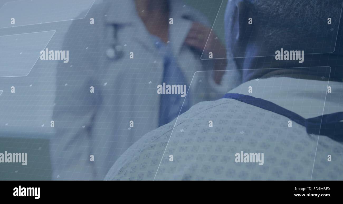 Sitting patient in patterned hi-res stock photography and images - Alamy