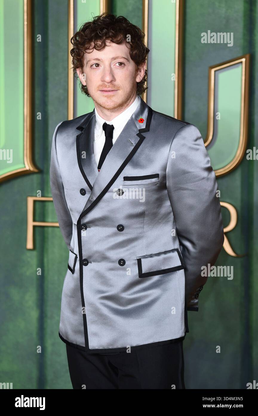 Ethan Slater at the European premiere of the film 'Wicked: For Good ...