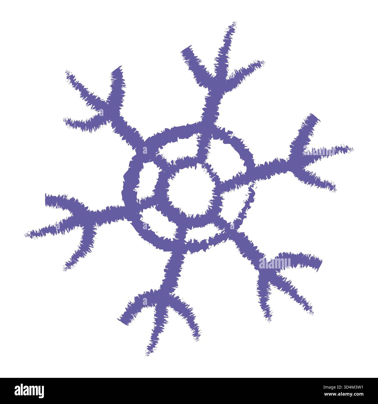 Intricate patterns of blue shapes Cut Out Stock Images & Pictures - Alamy