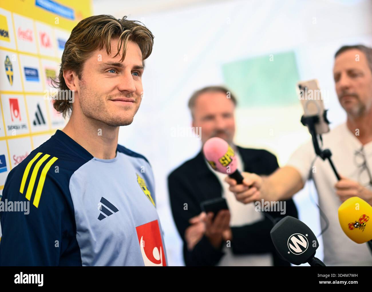 MARBELLA, SPAIN 20251111Mattias Svanberg in the mixed zone when the ...