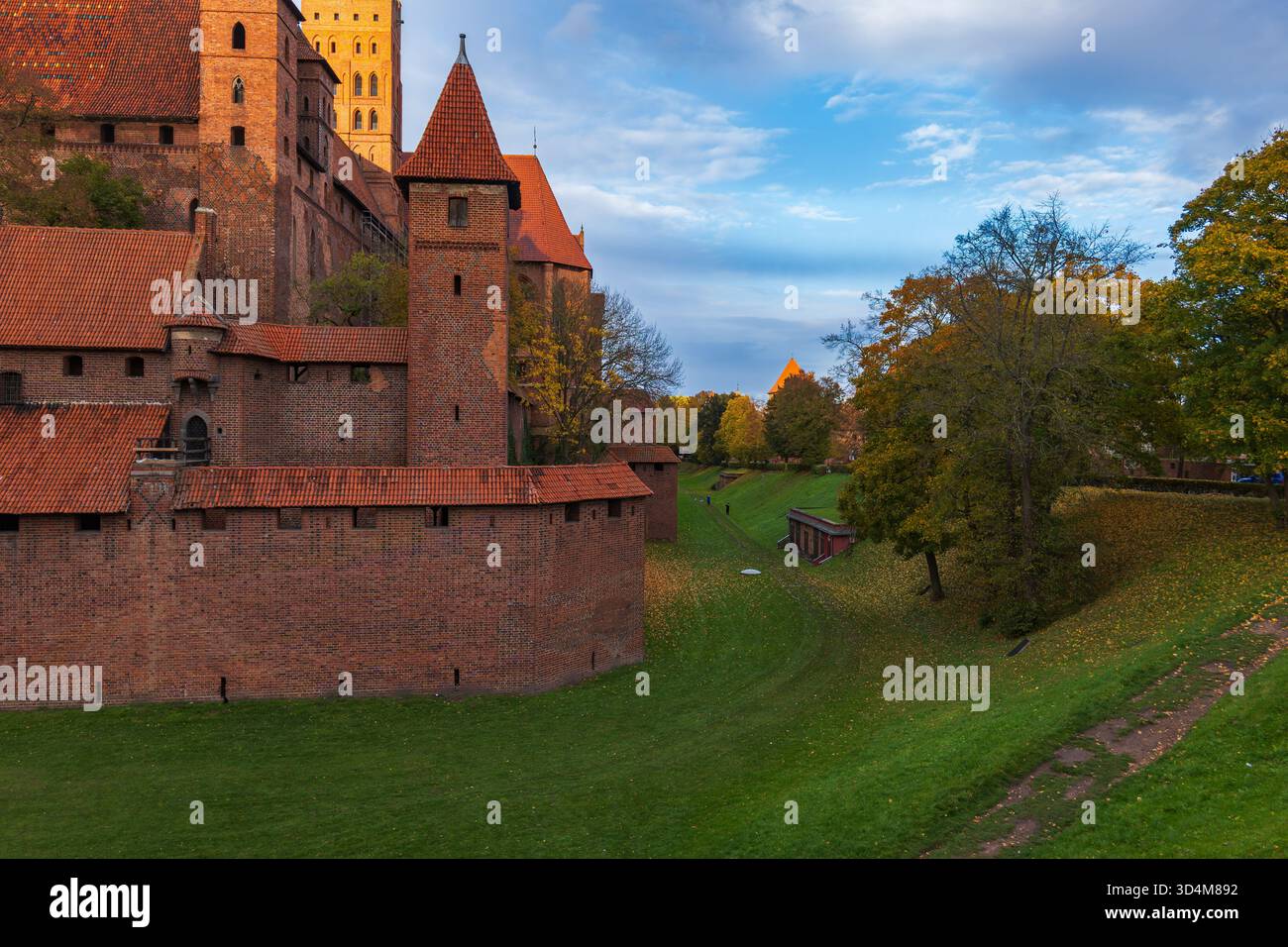 Red brick towers hi-res stock photography and images - Alamy