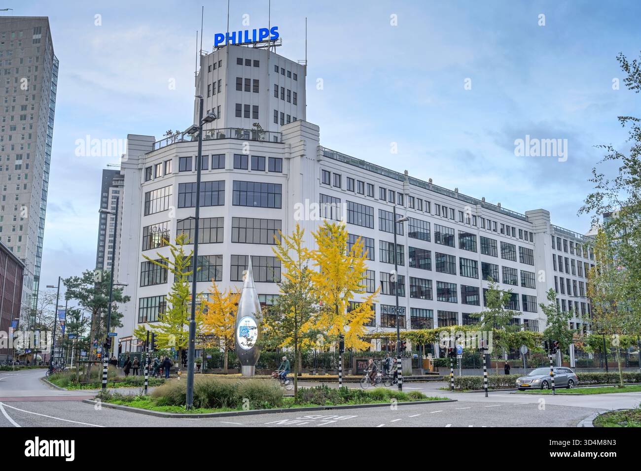 De Lichttoren, Lichtturm, Philips, Altbau, Eindhoven, Niederlande ...