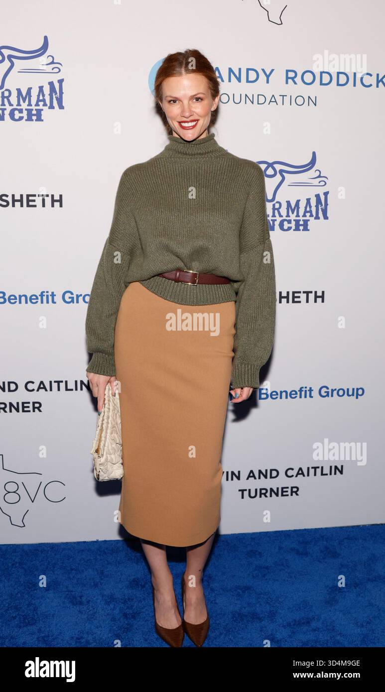 Brooklyn Decker attends the Andy Roddick Foundation Gala at ACL Live in ...