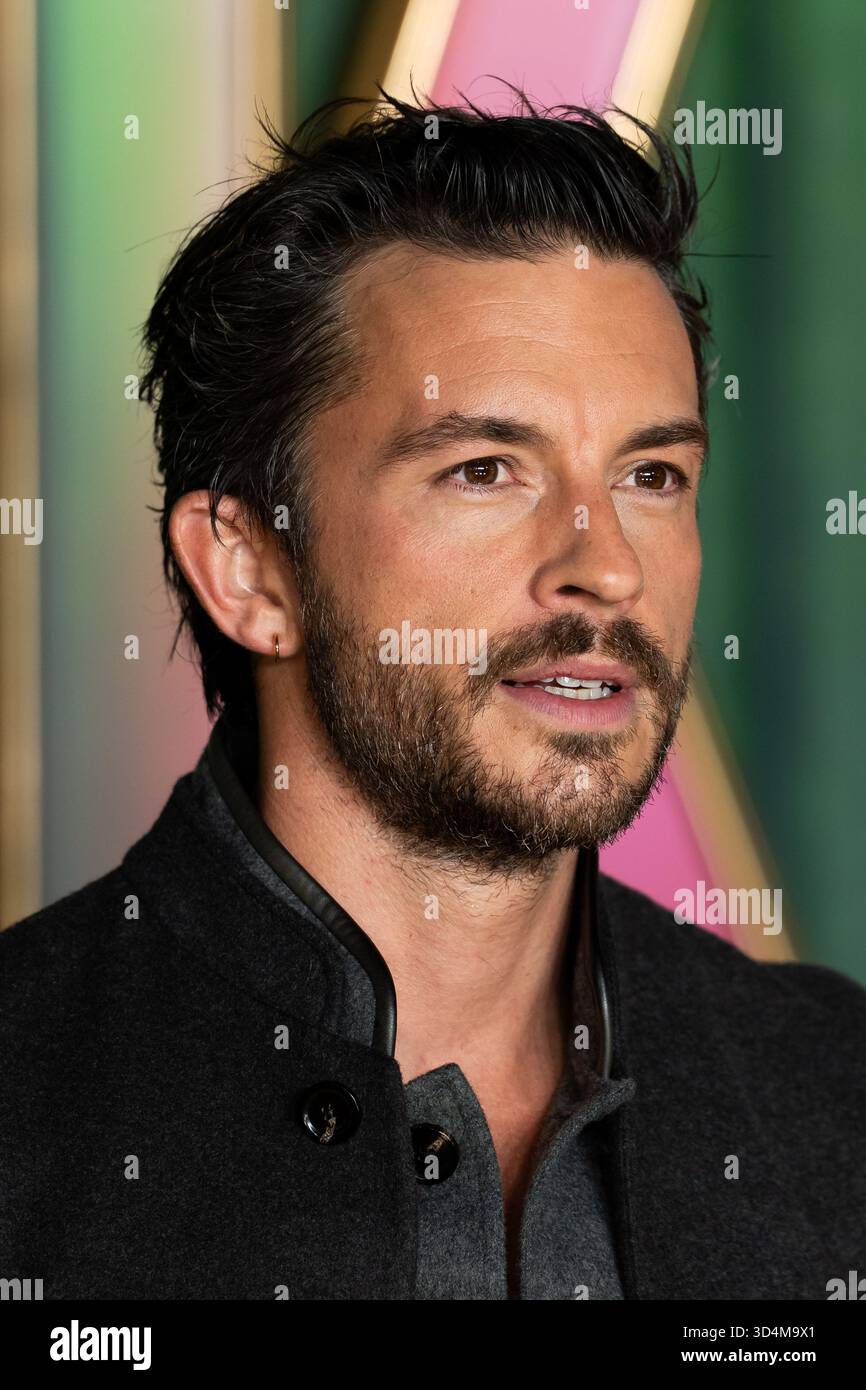 Jonathan Bailey poses for photographers upon arrival at the premiere of ...
