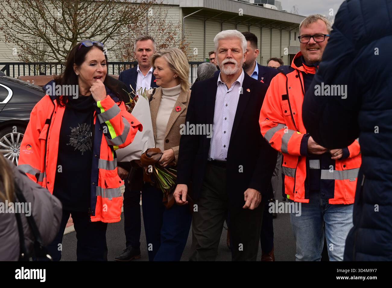 Czech President Petr Pavel with his wife Eva Pavlova visit the World of ...