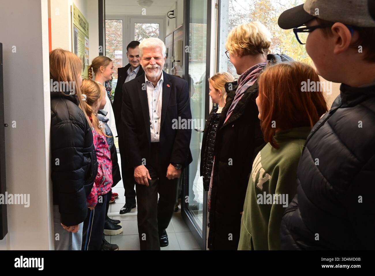 Czech President Petr Pavel visits the World of Rescuers in Karlovy Vary ...