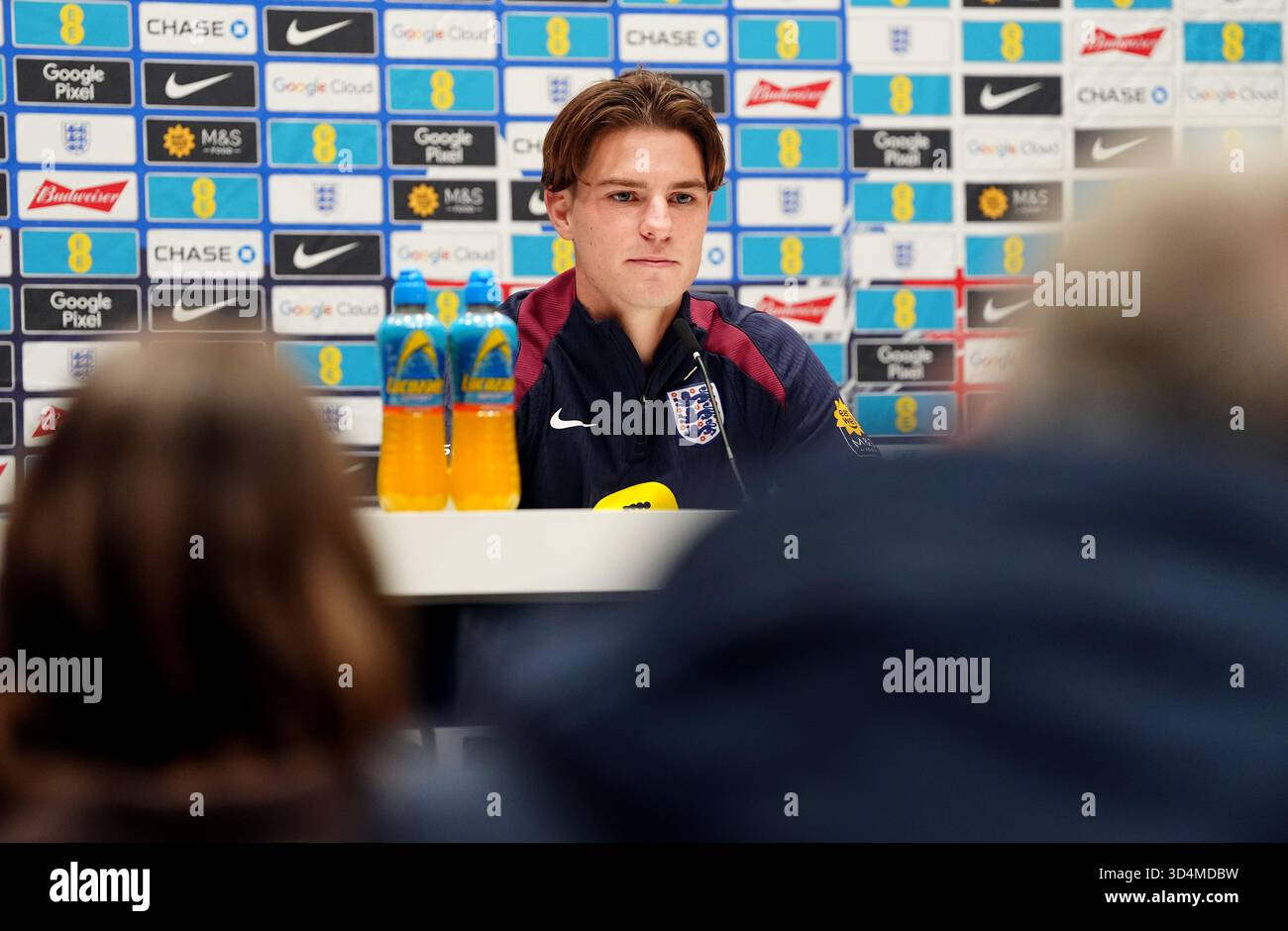 England's Alex Scott during a press conference at Tottenham Hotspur ...