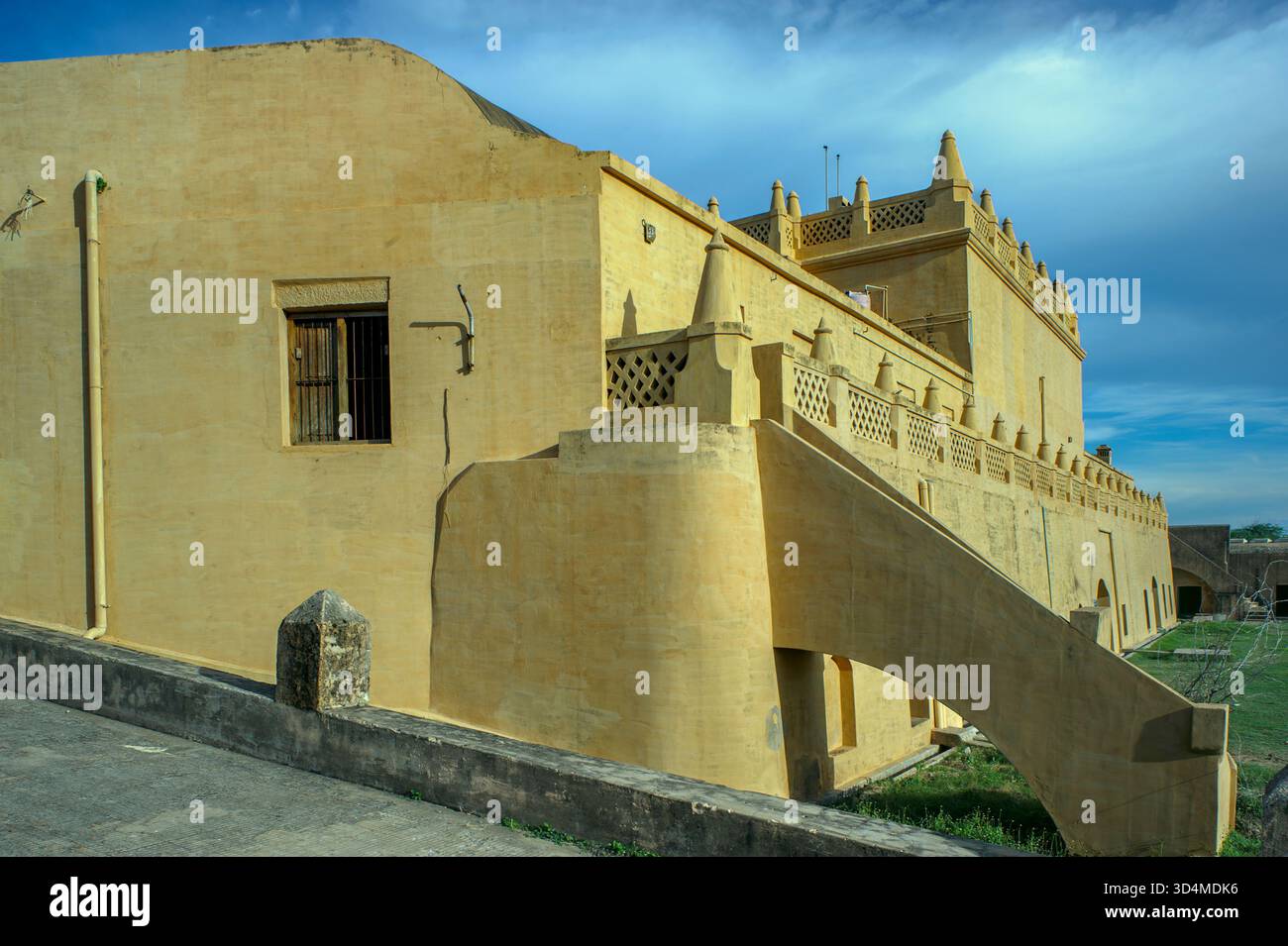 08 20 2009 Vintage Old Fort Dansborg, a historic Danish fort located in ...