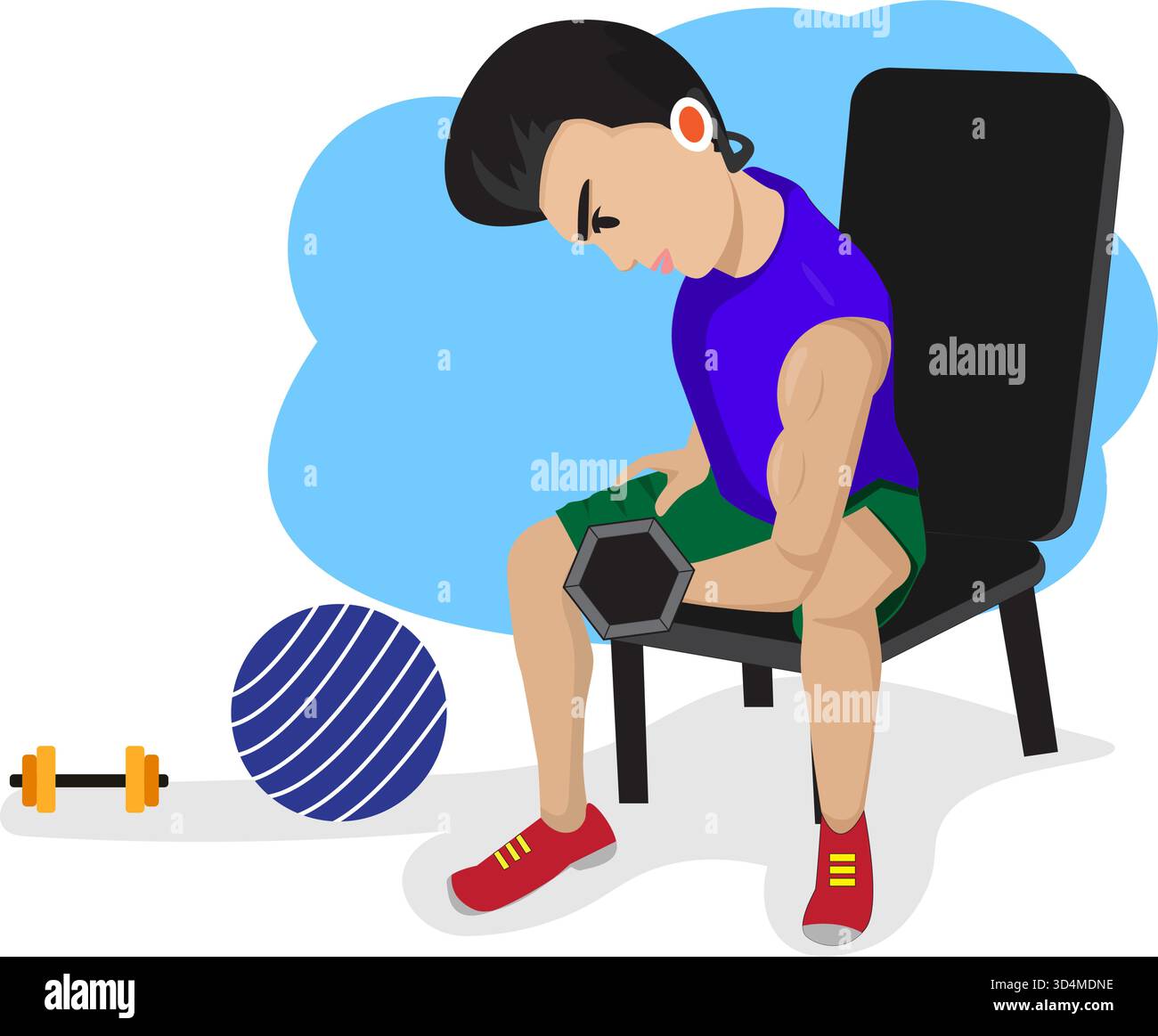 Arm pumping Stock Vector Images - Alamy