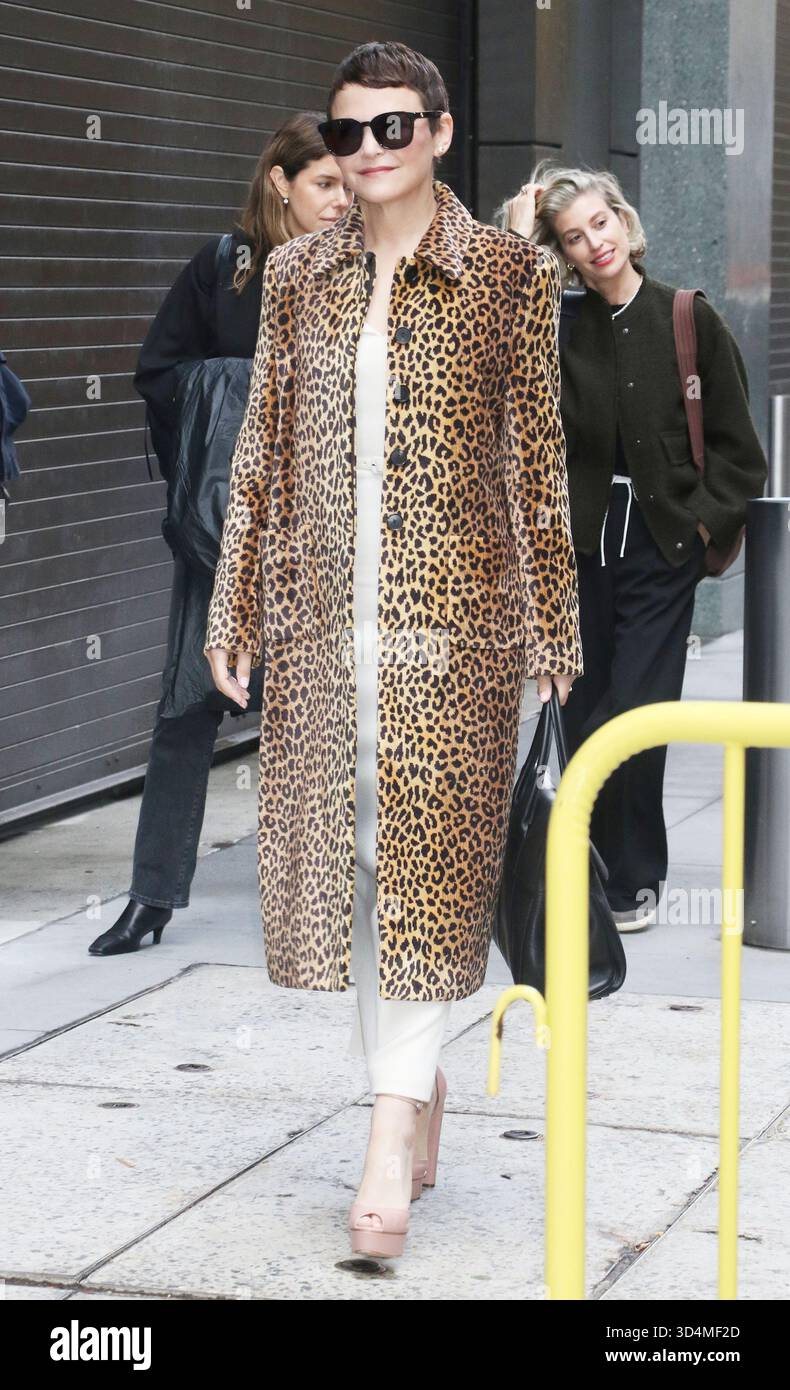 NEW YORK, NY- NOVEMBER 10: Ginnifer Goodwin seen at Good Morning ...