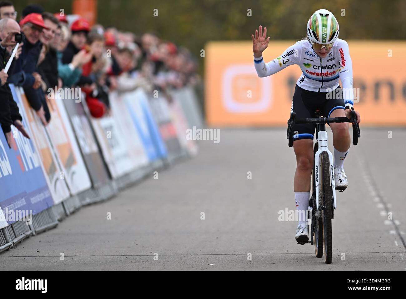 Dutch Inge van der Heijden pictured during the women's elite race at ...
