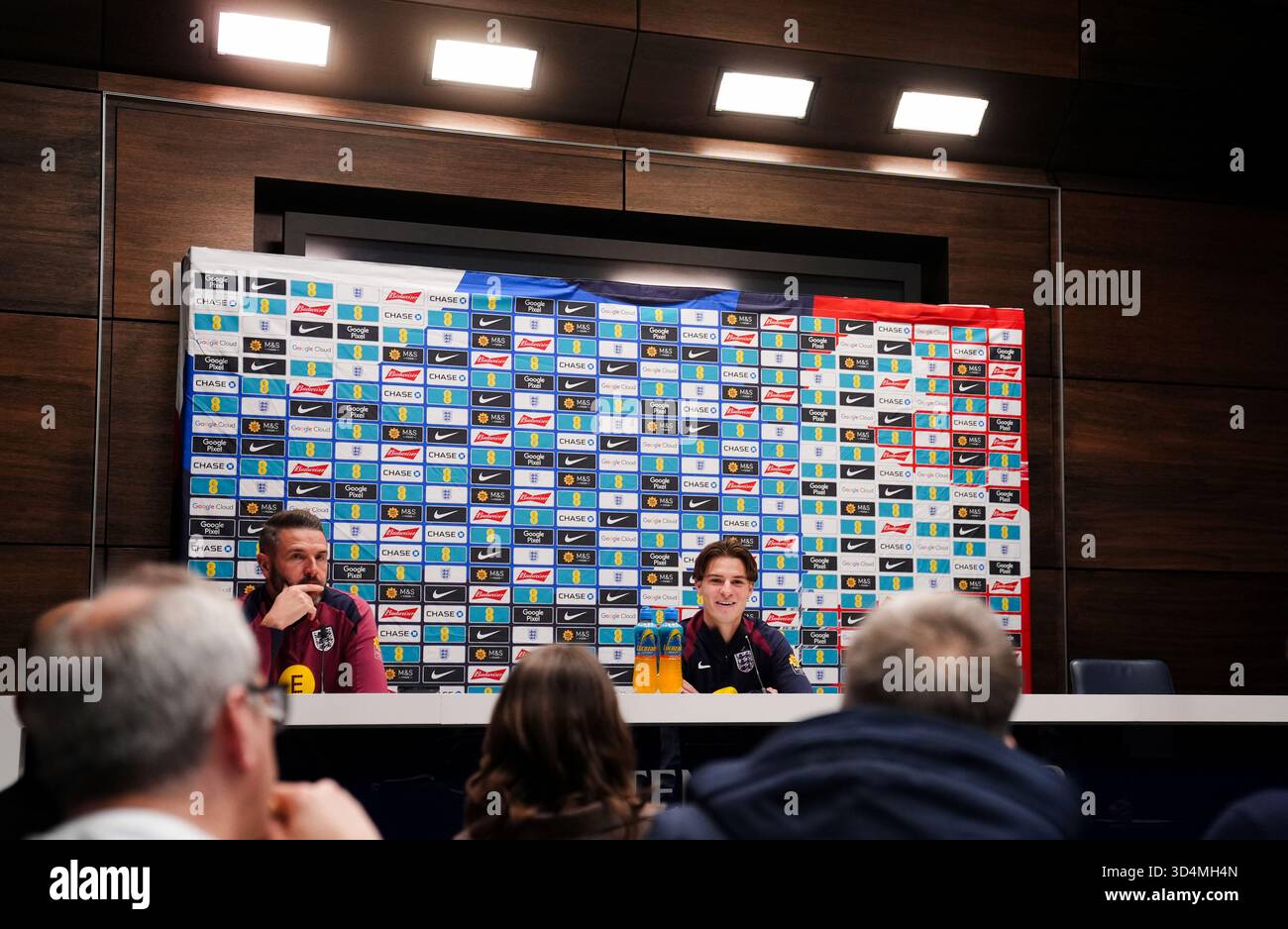 England's Alex Scott during a press conference at Tottenham Hotspur ...