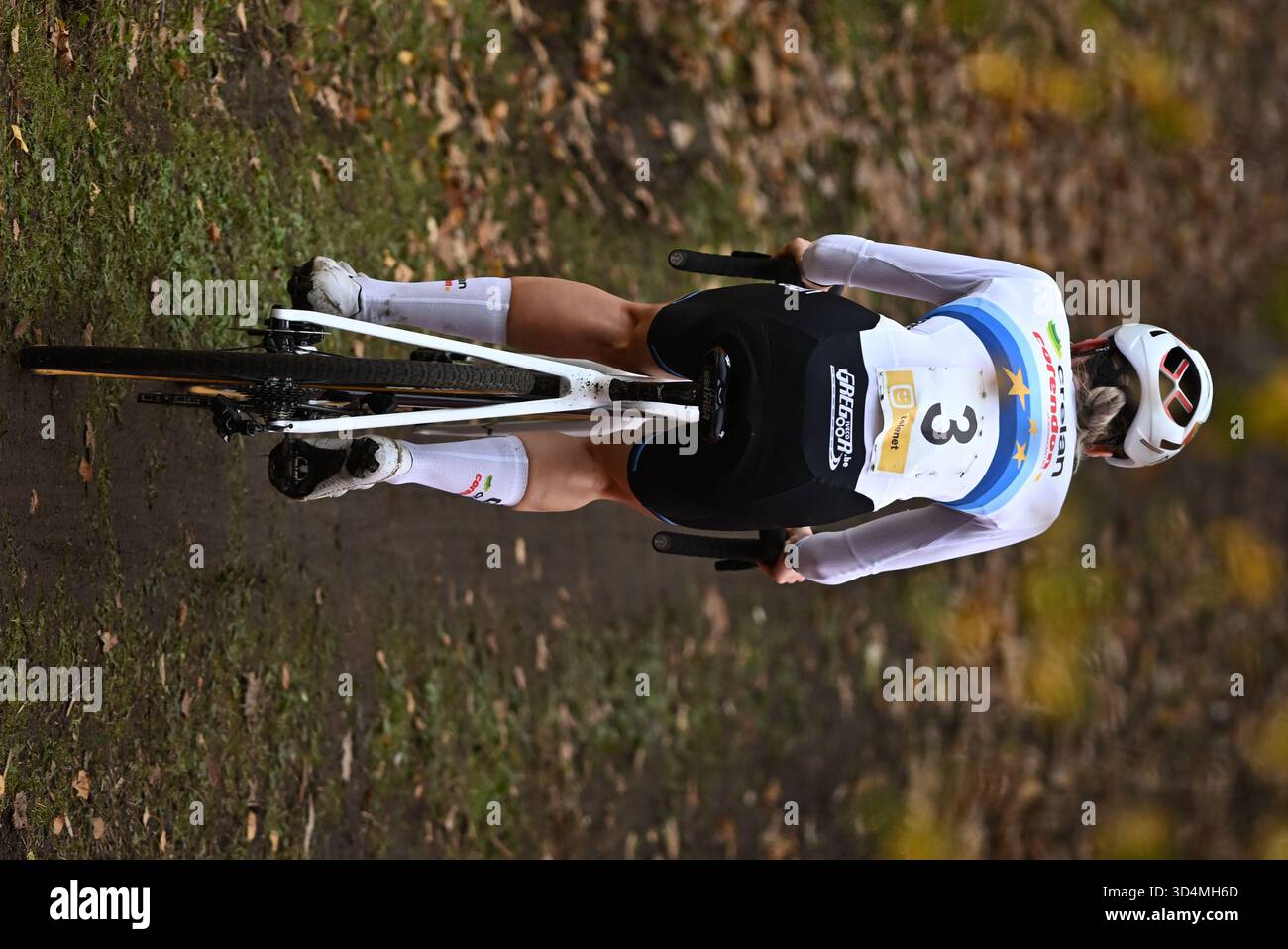 Dutch Inge van der Heijden pictured in action during the women's elite race at the ...