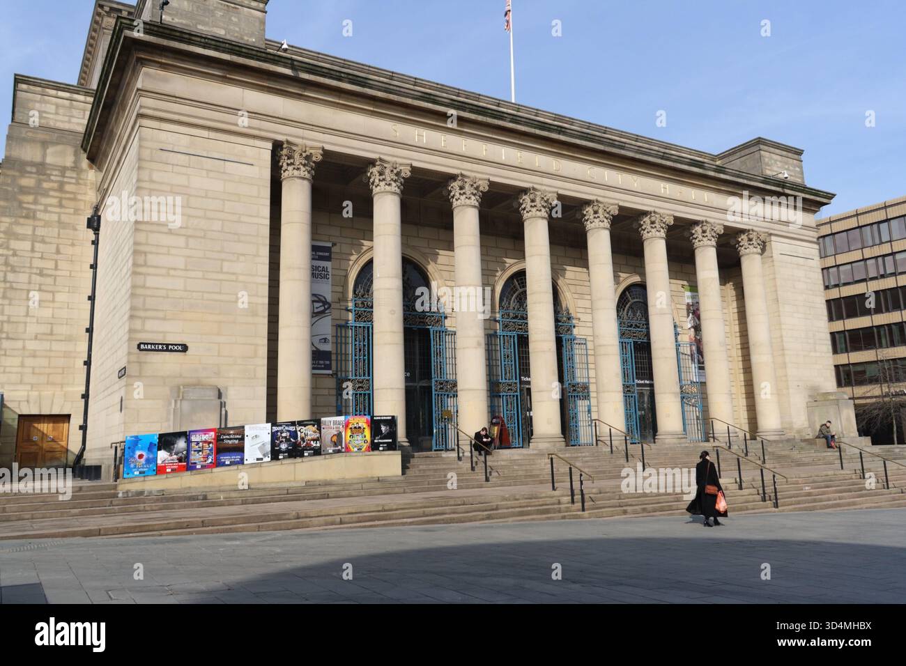 The Sheffield City Hall Concert Venue in Barkers Pool, in Sheffield ...