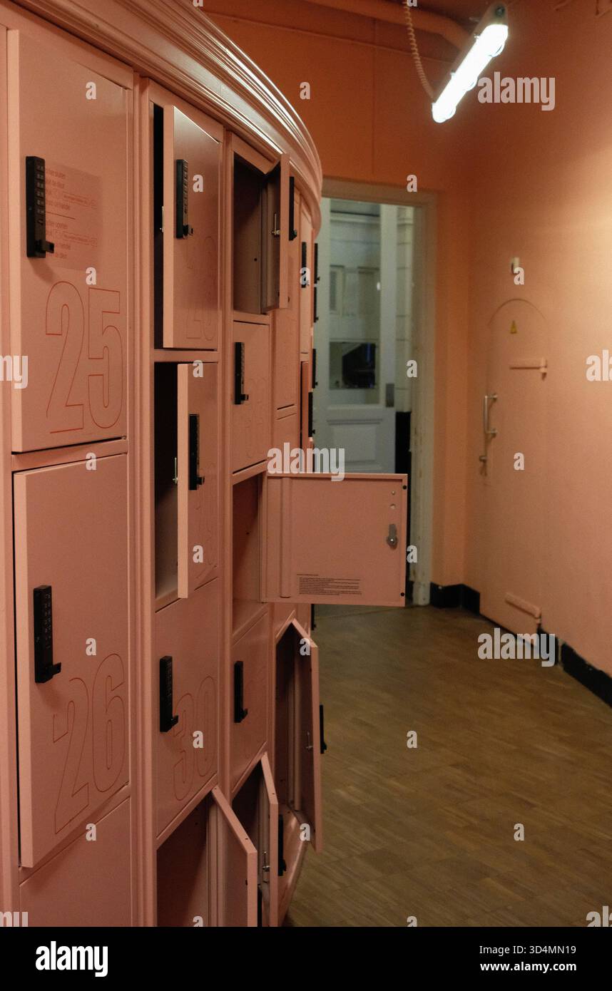 Pink locker hi-res stock photography and images - Alamy
